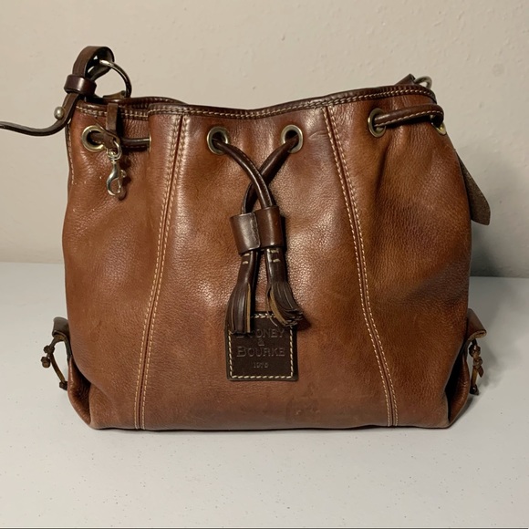 Dooney & Bourke | Bags | Dooney Bourke Drawstring Bucket Bag | Poshmark